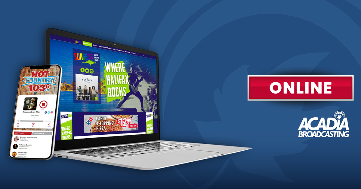 Acadia Broadcasting - Online